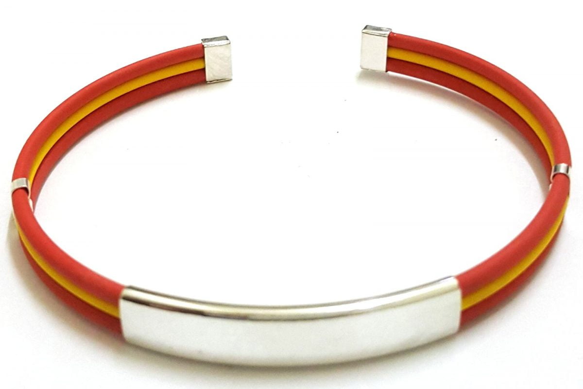 Pulsera España Bandera - Platajewels